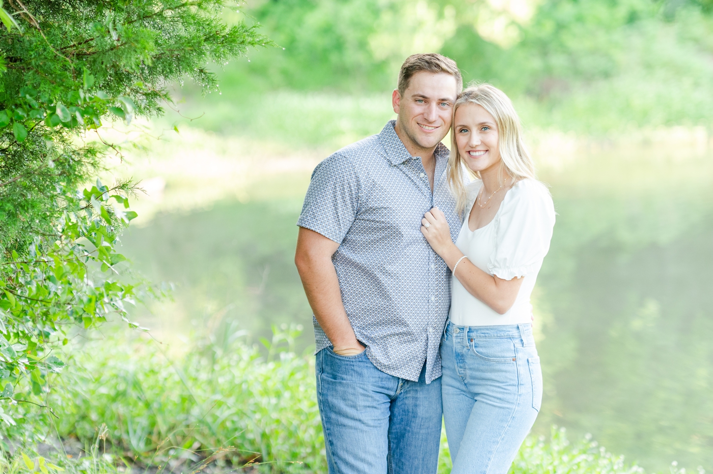 KRISTINA + COLE | A Mansfield Park Engagement » Cindy Medick Photography